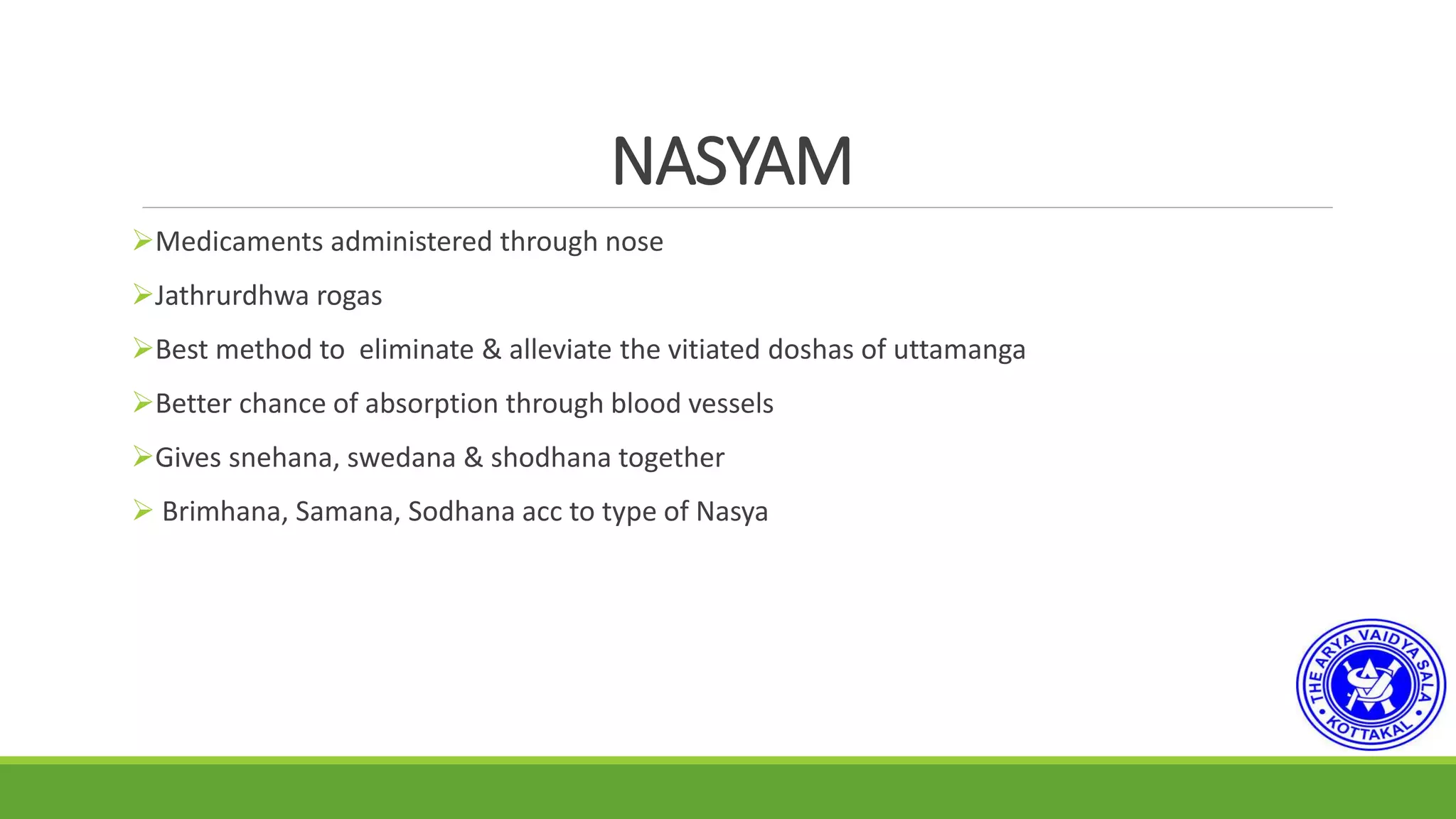 PAIN MANAGEMENT WITH PANCHAKARMA | PPTX