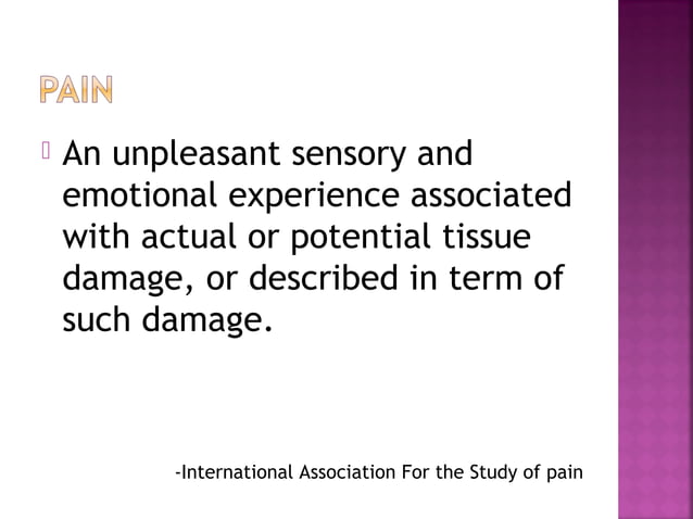 Pain managment with modalities 1 | PPT | Brain and Nervous System ...