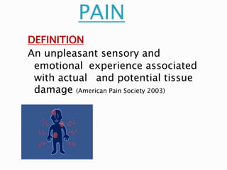 Pain management by Ann Mariya Joy | PPTX