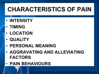 Pain management ppt | PPTX