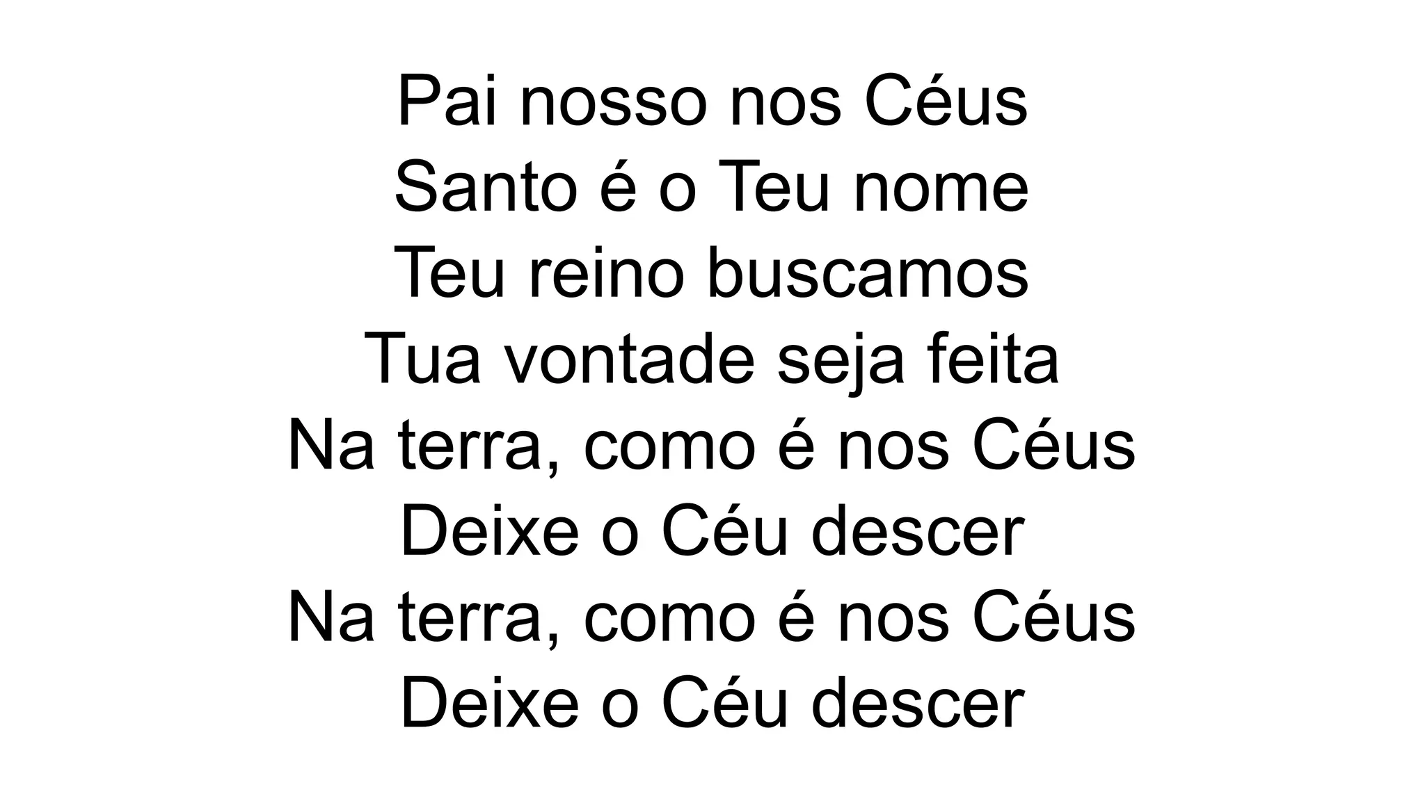 Letra Louvor Pai Nosso - Ministério Pedras Vivas - Em preto e branco.pdf