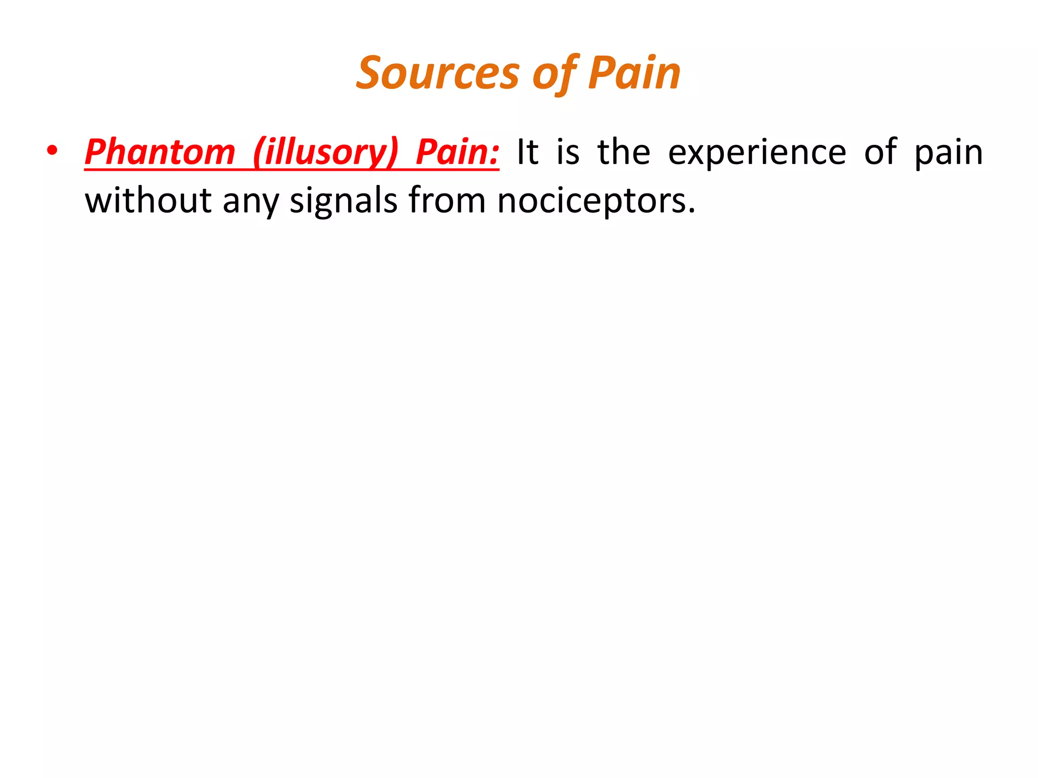 Introduction to Pain pathology | PPTX