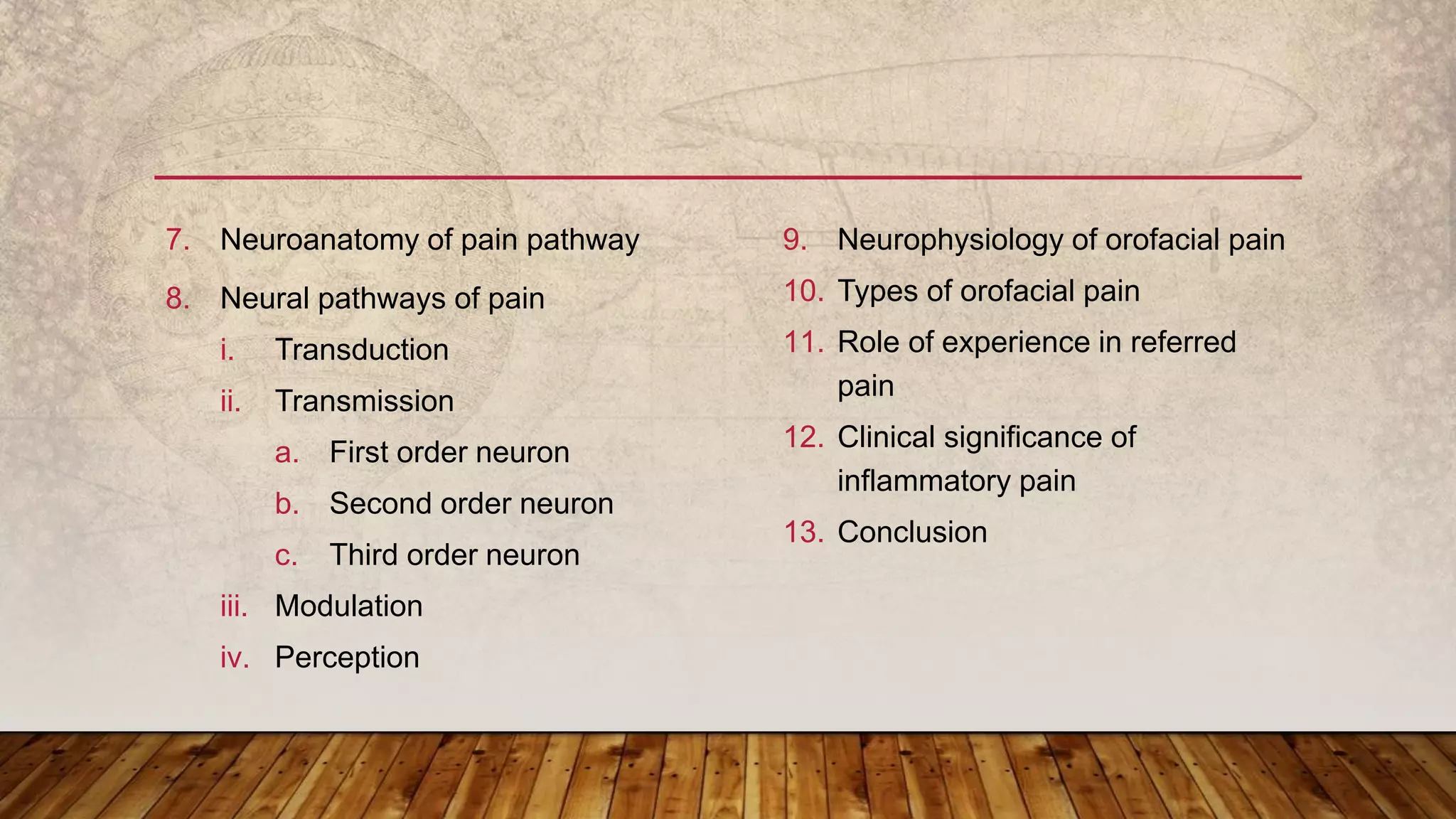 Pain pathway | PPTX