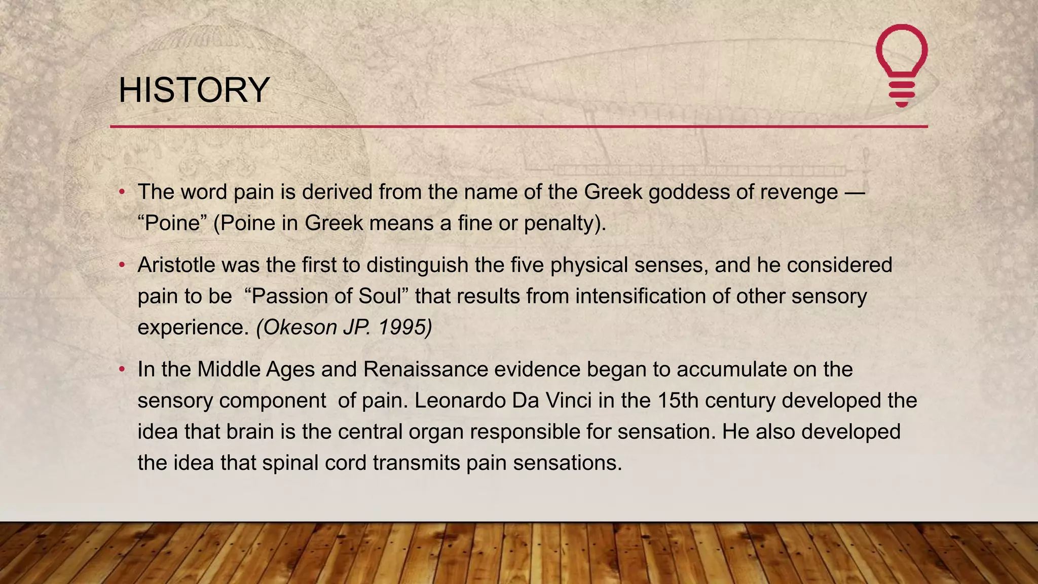 Pain pathway | PPTX | Physical Therapy | Wellness