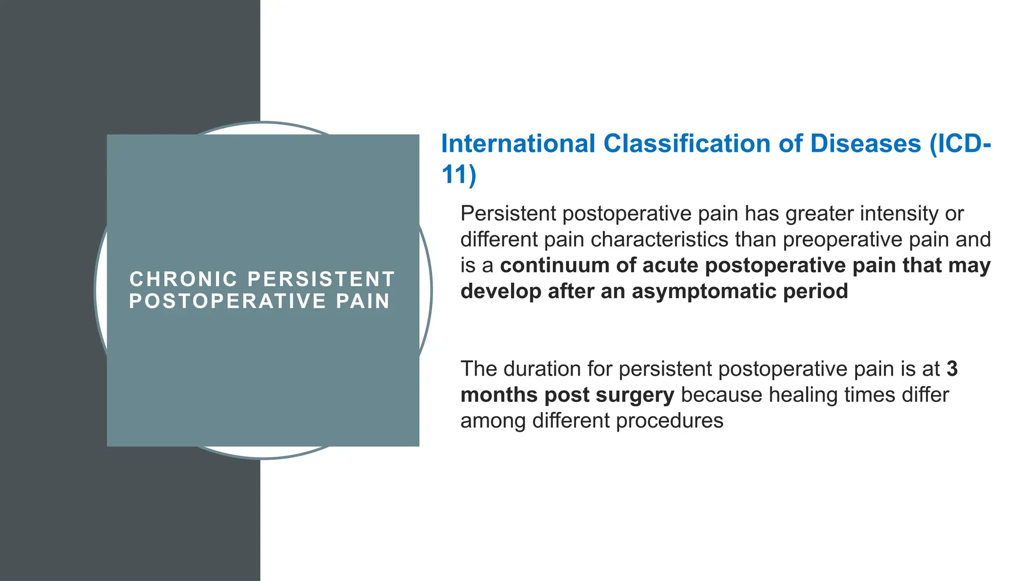 anatomy of pain pathway and management of acute postoperative pain | PPTX