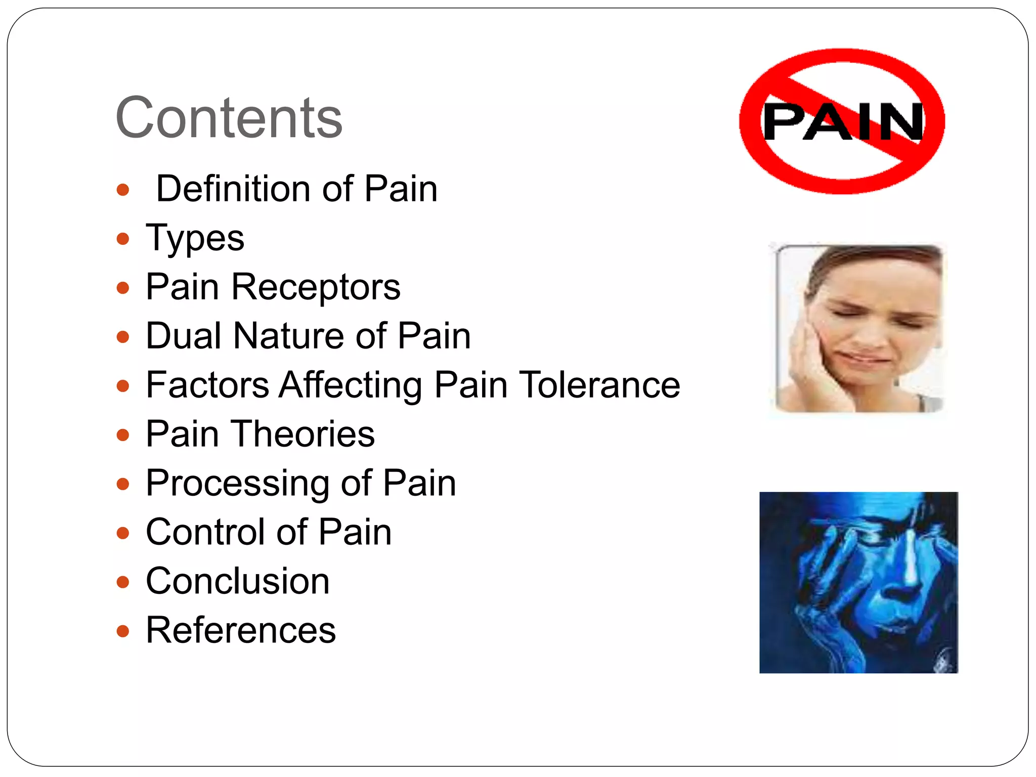 Pain pathways | PPTX