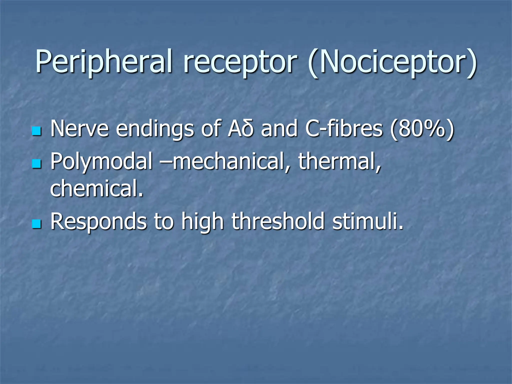Neurons, Pain and Pain pathways (Physiology) | PPT