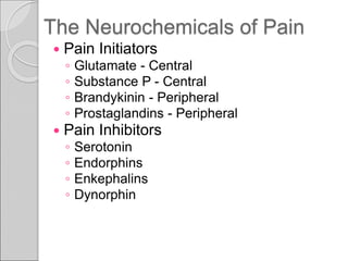 Nervous System, types of pain and pain pathways. | PPT