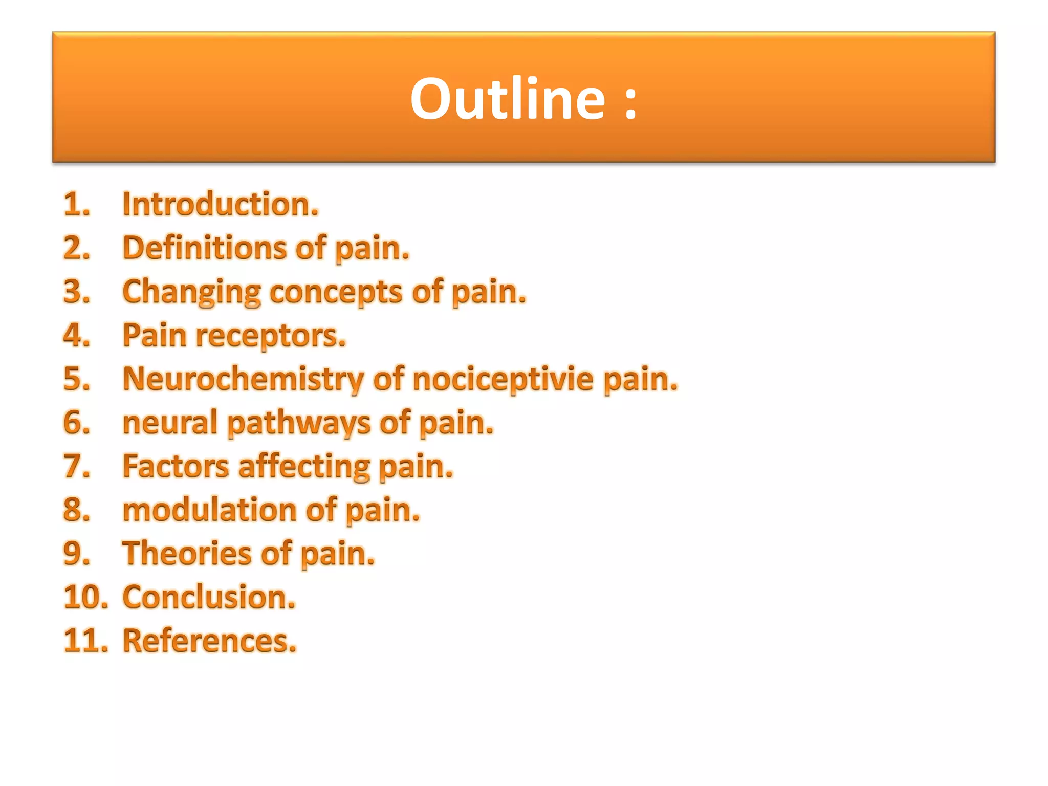 Pain pathway theories of pain | PDF