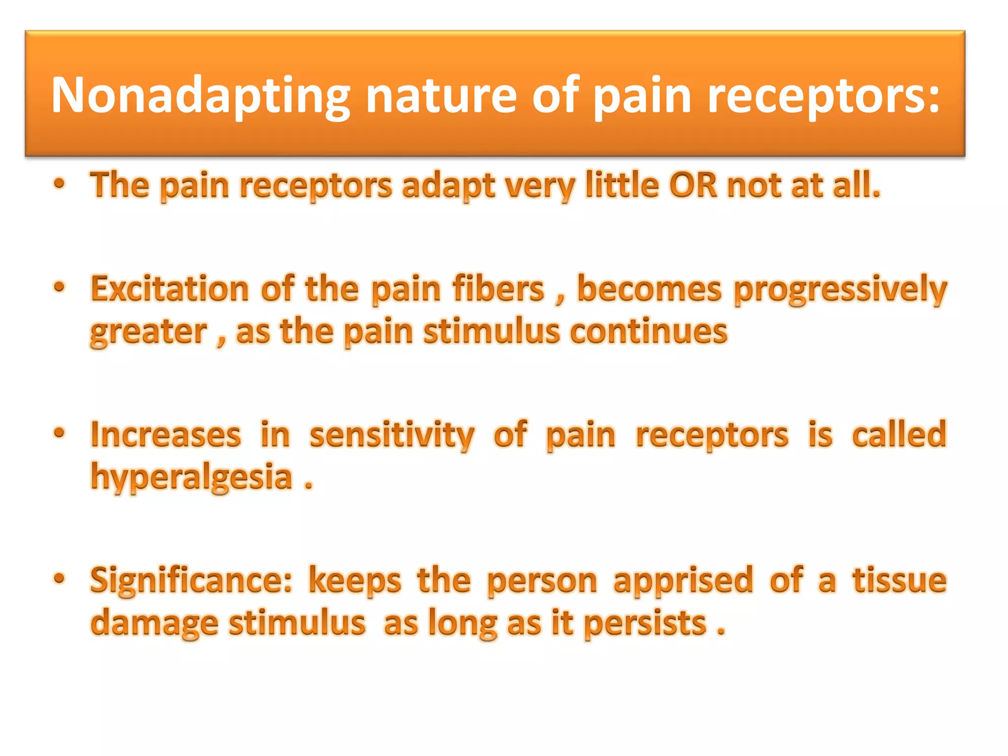 Pain pathway theories of pain | PDF