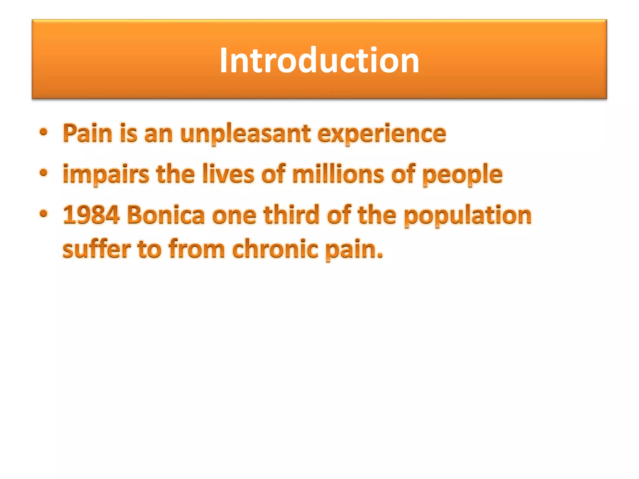 Pain pathway theories of pain | PDF