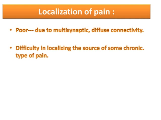 Pain pathway theories of pain | PDF