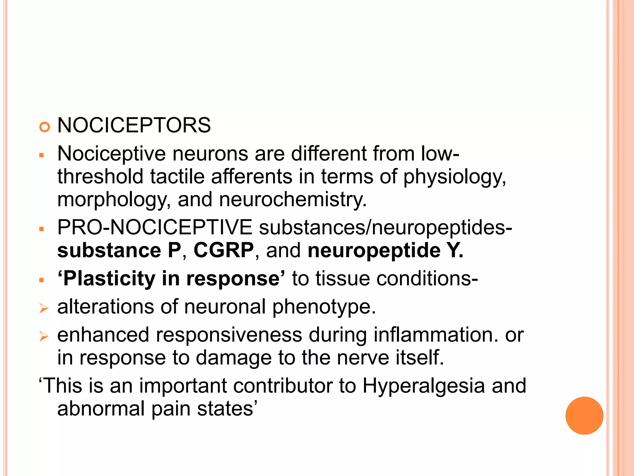 Pain pathway | PPTX