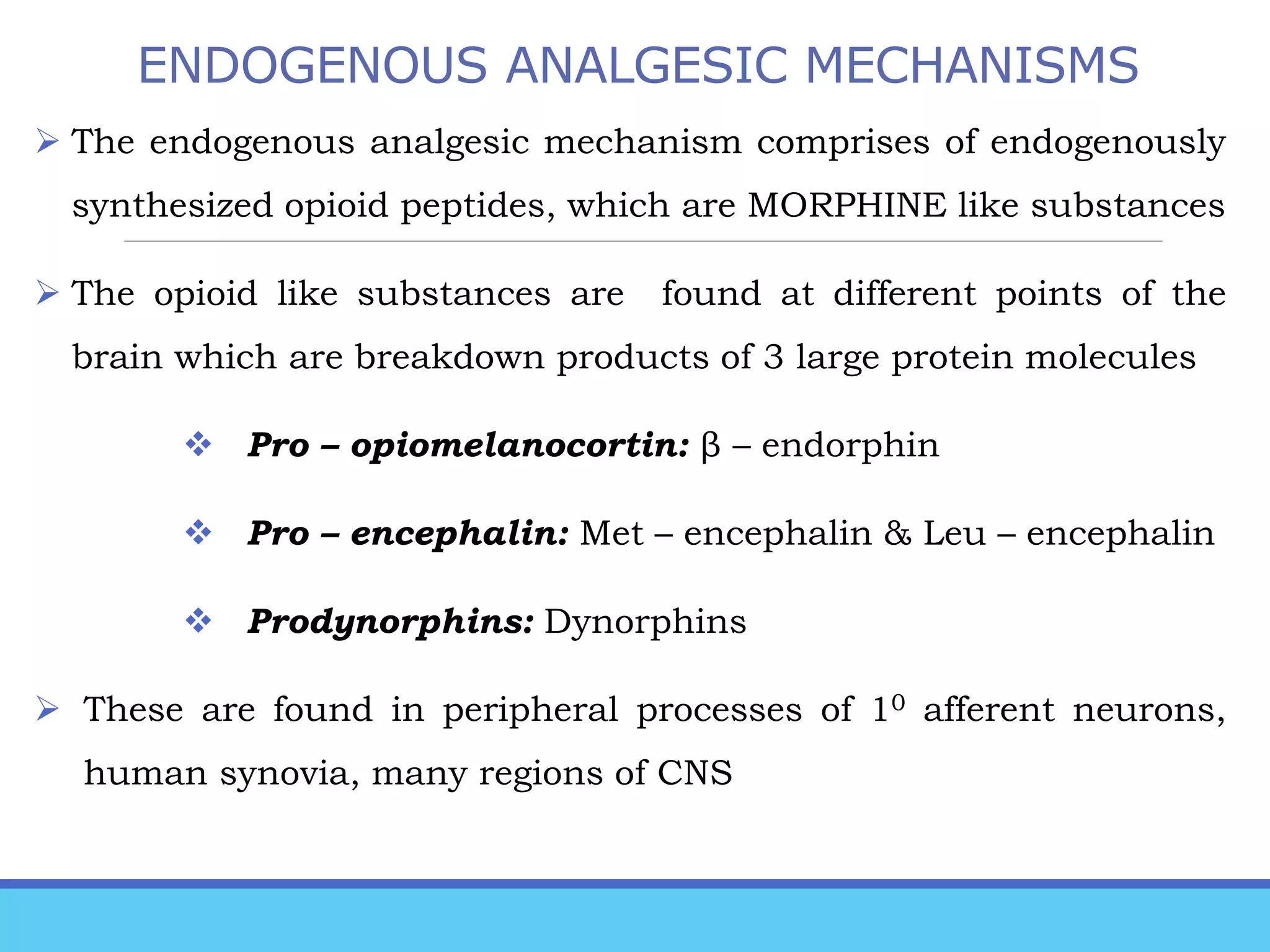 Pain pathways | PPTX