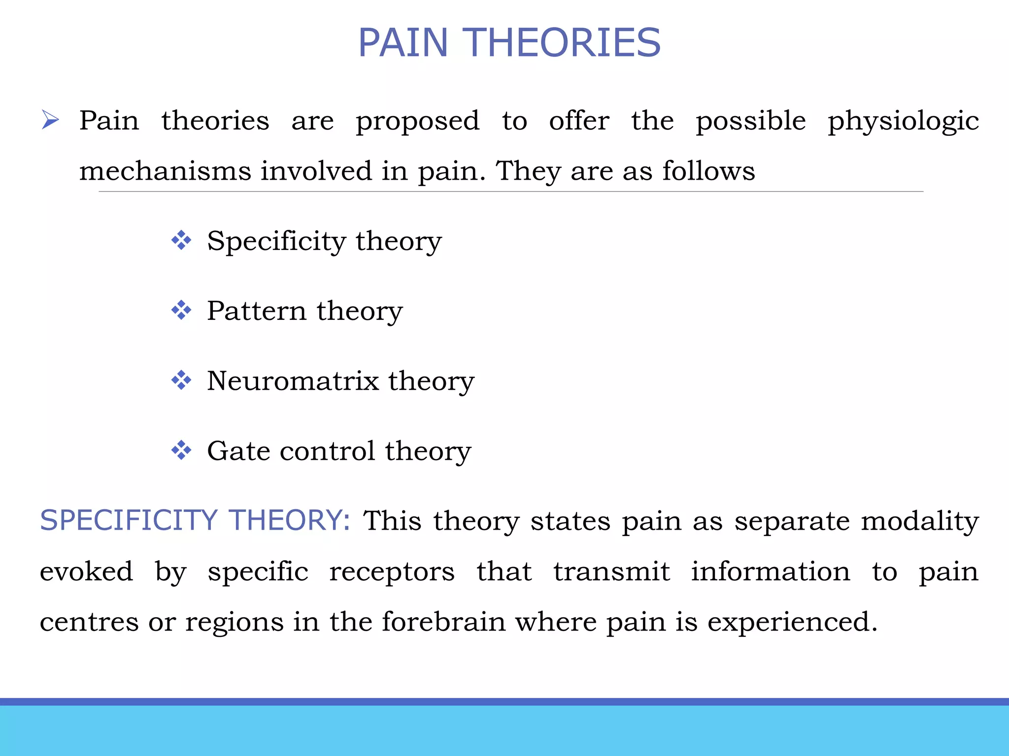 Pain pathways | PPTX