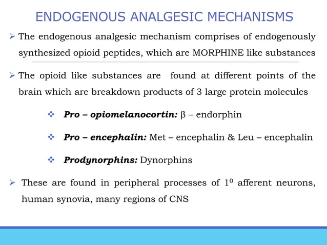 Pain pathways | PPTX