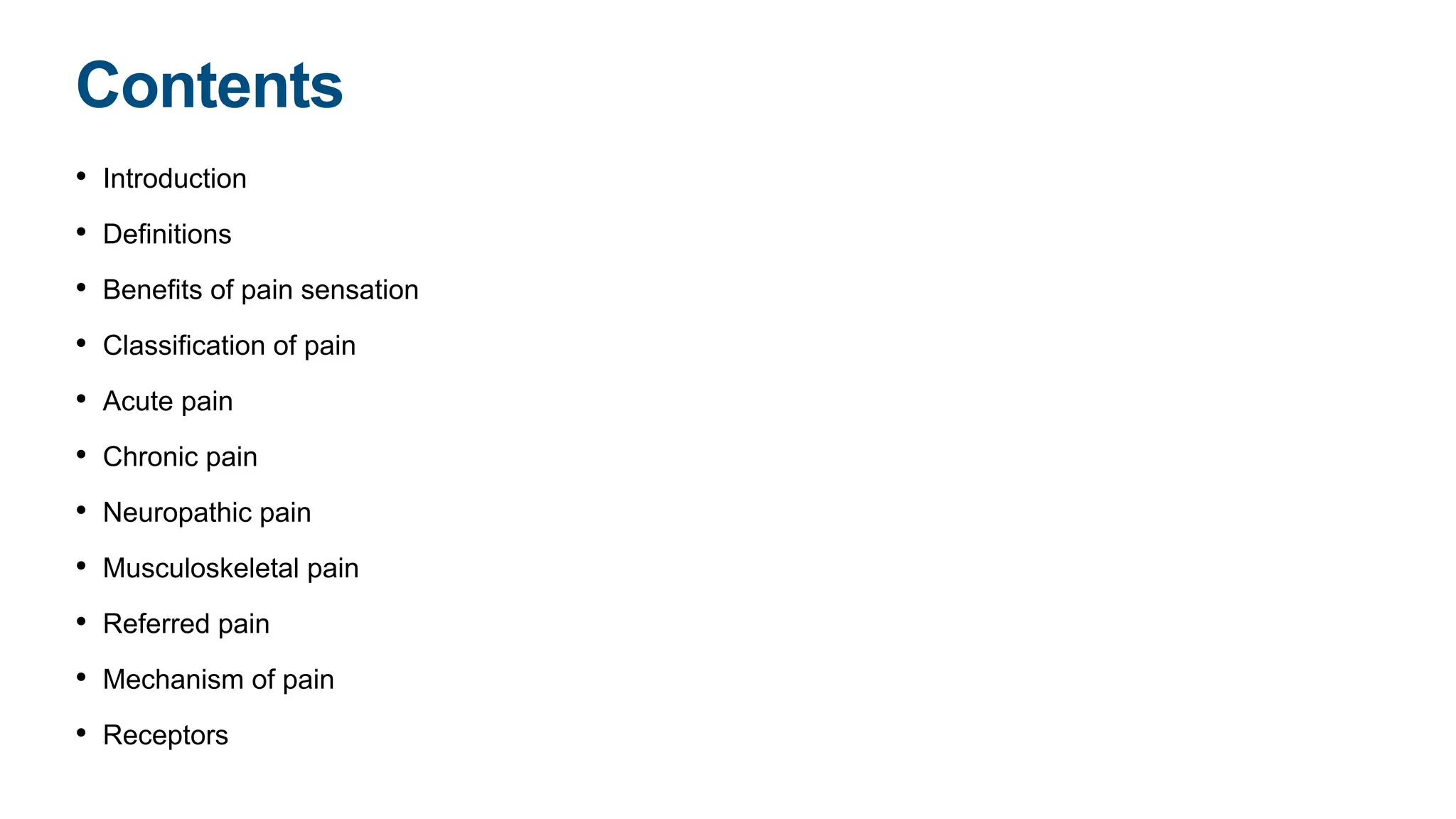 Comprehensive Review of Pain Pathways.ppt