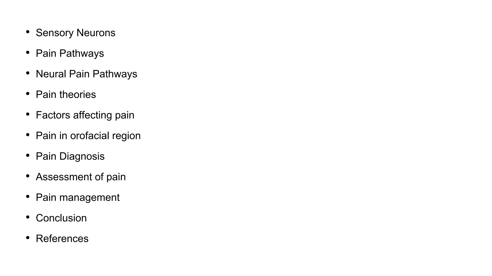 Comprehensive Review of Pain Pathways.ppt