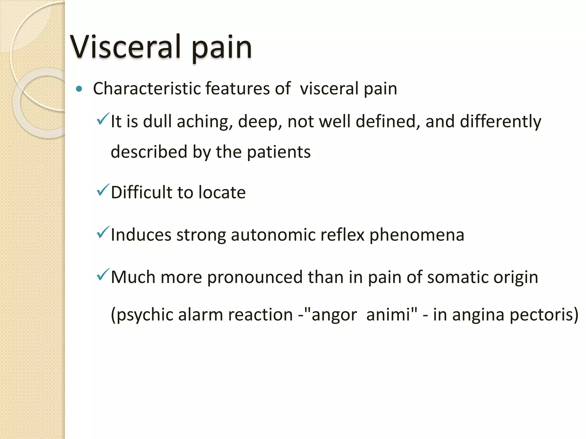 PATHOPHYSIOLOGY AND MANAGEMEMENT OF PAIN | PPTX