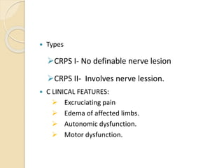 PATHOPHYSIOLOGY AND MANAGEMEMENT OF PAIN | PPTX