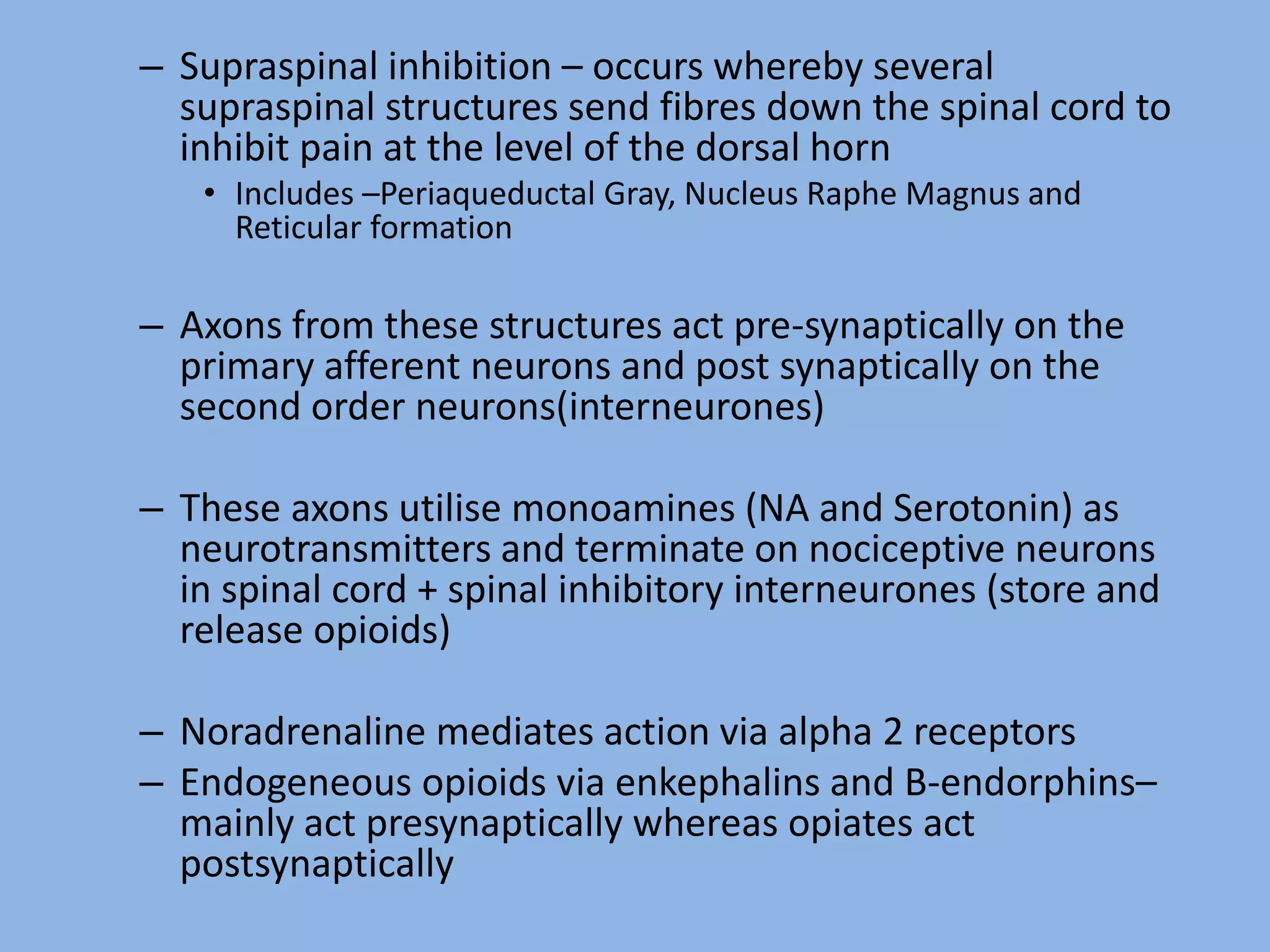 Pain physiology | PPTX