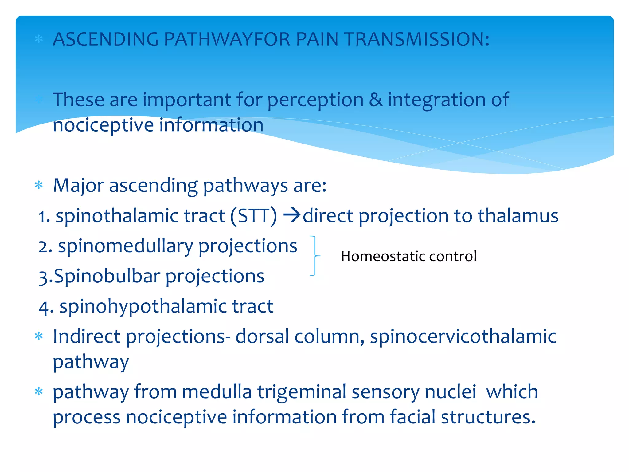 Pain physiology | PPTX