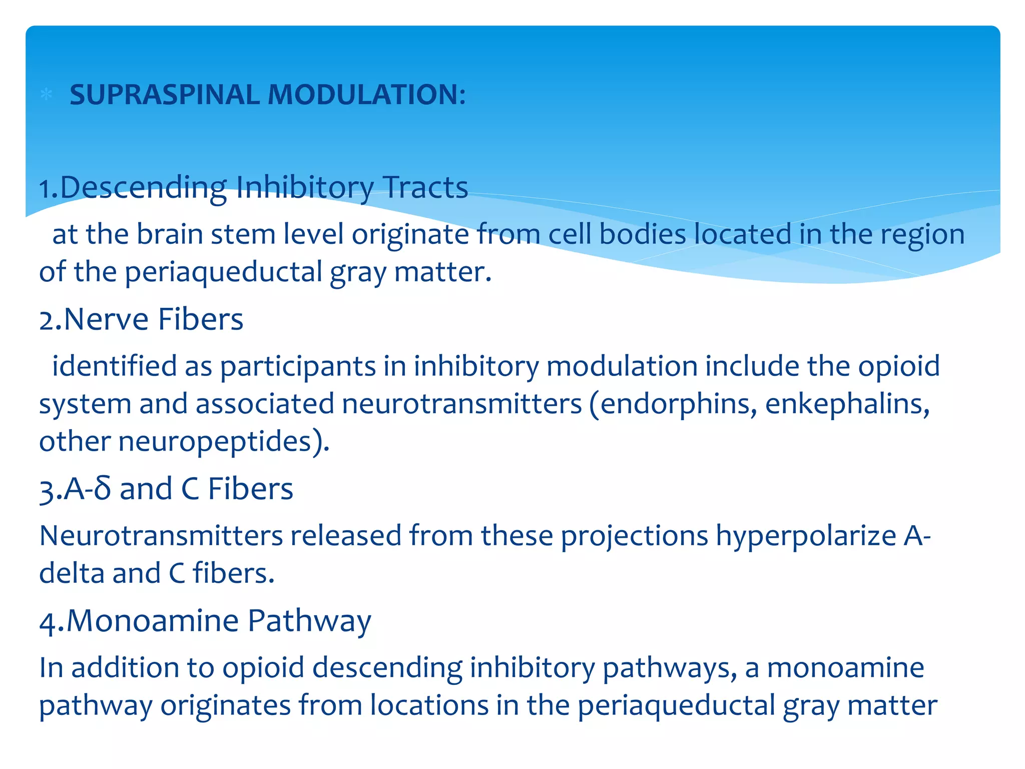 Pain physiology | PPTX