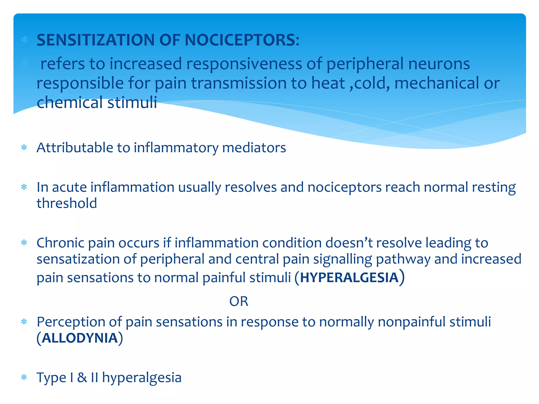 Pain physiology | PPTX