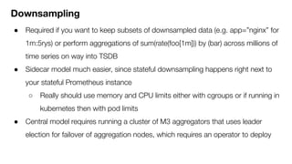 Pain points with M3, some things to address them and how replication works | PPT