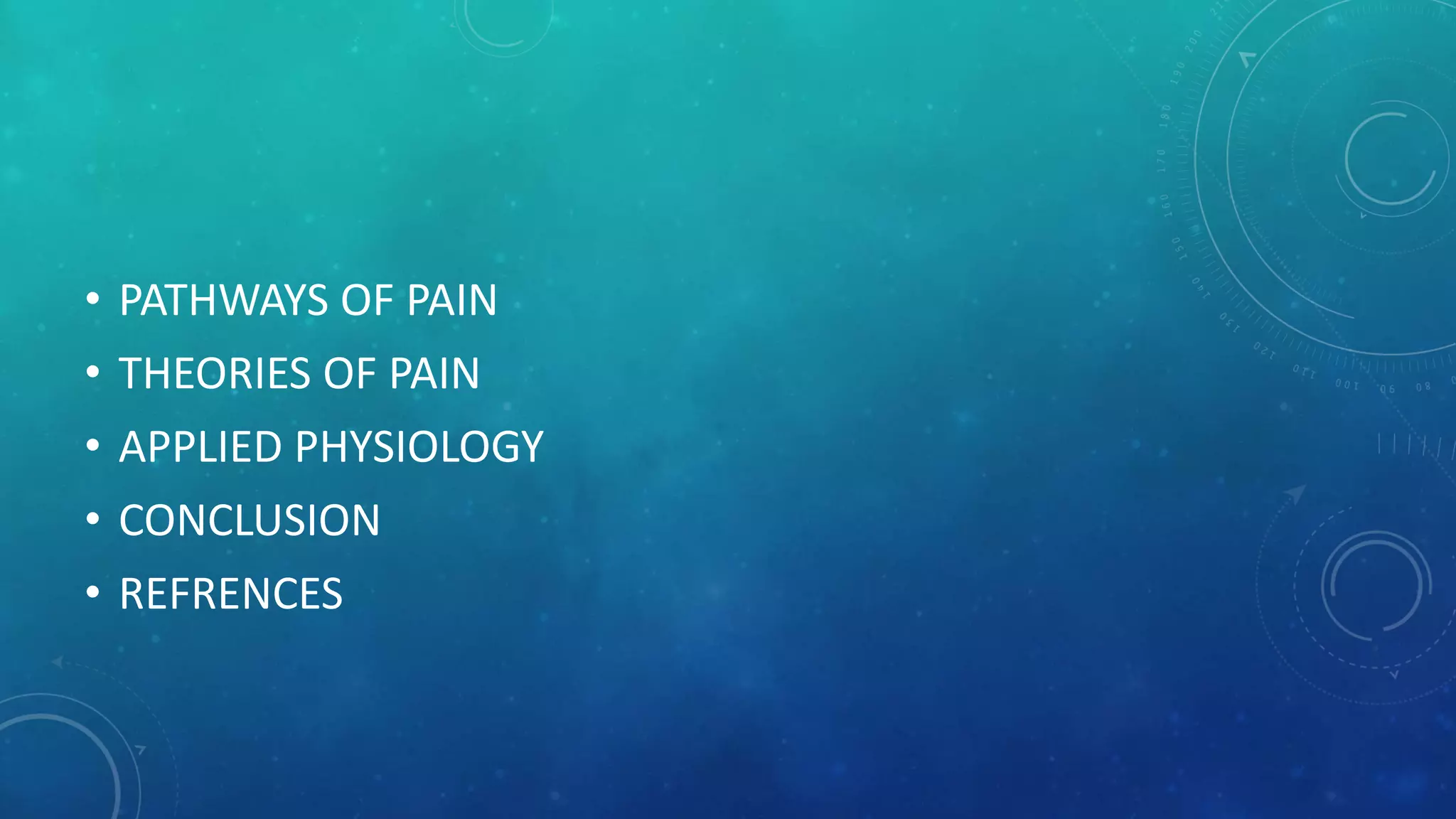 pain its physiology and pathways | PPTX