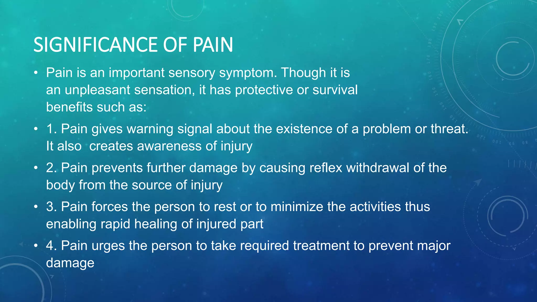 pain its physiology and pathways | PPTX