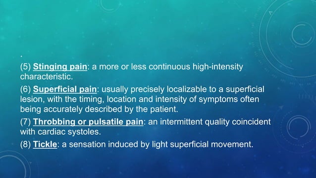 pain its physiology and pathways | PPT