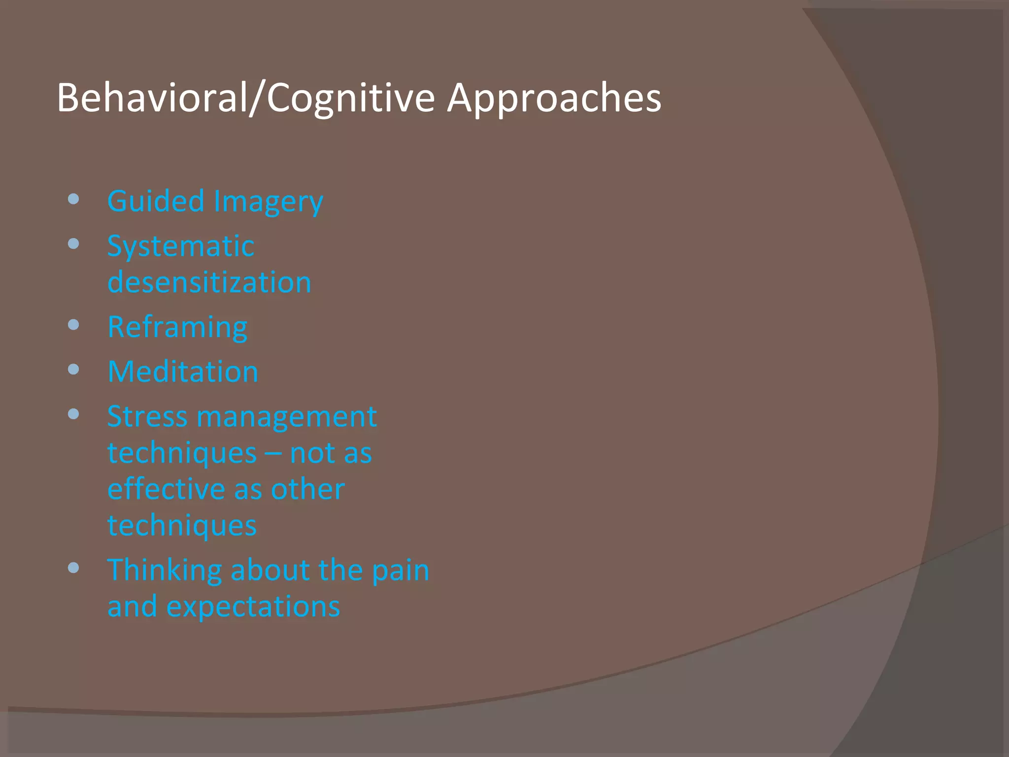 Pain psychology | PPT