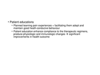 Pain Rehabilitation the process of managing pain and assessment | PPT