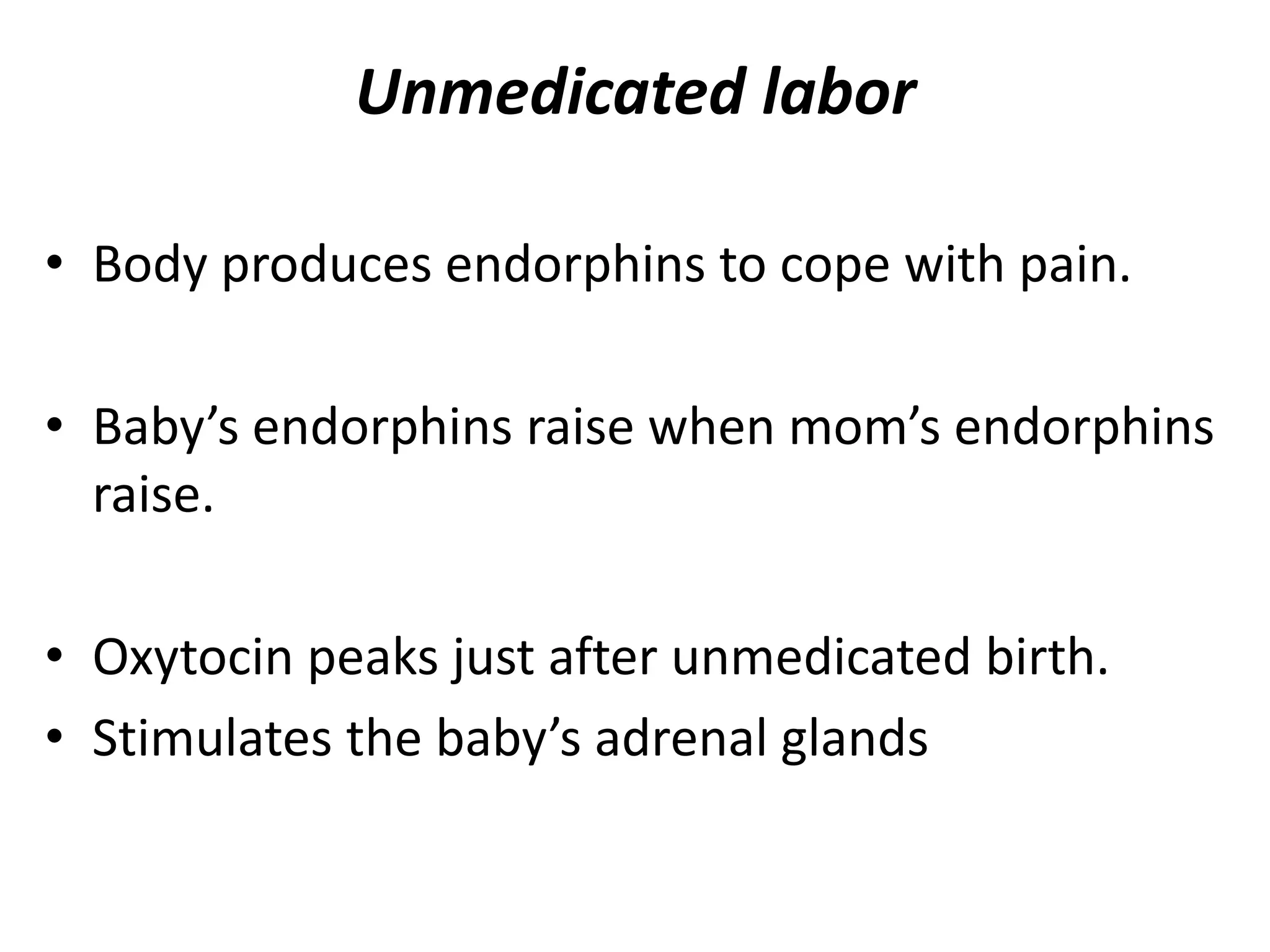 Pain relief in labor for 4th year med.students | PDF