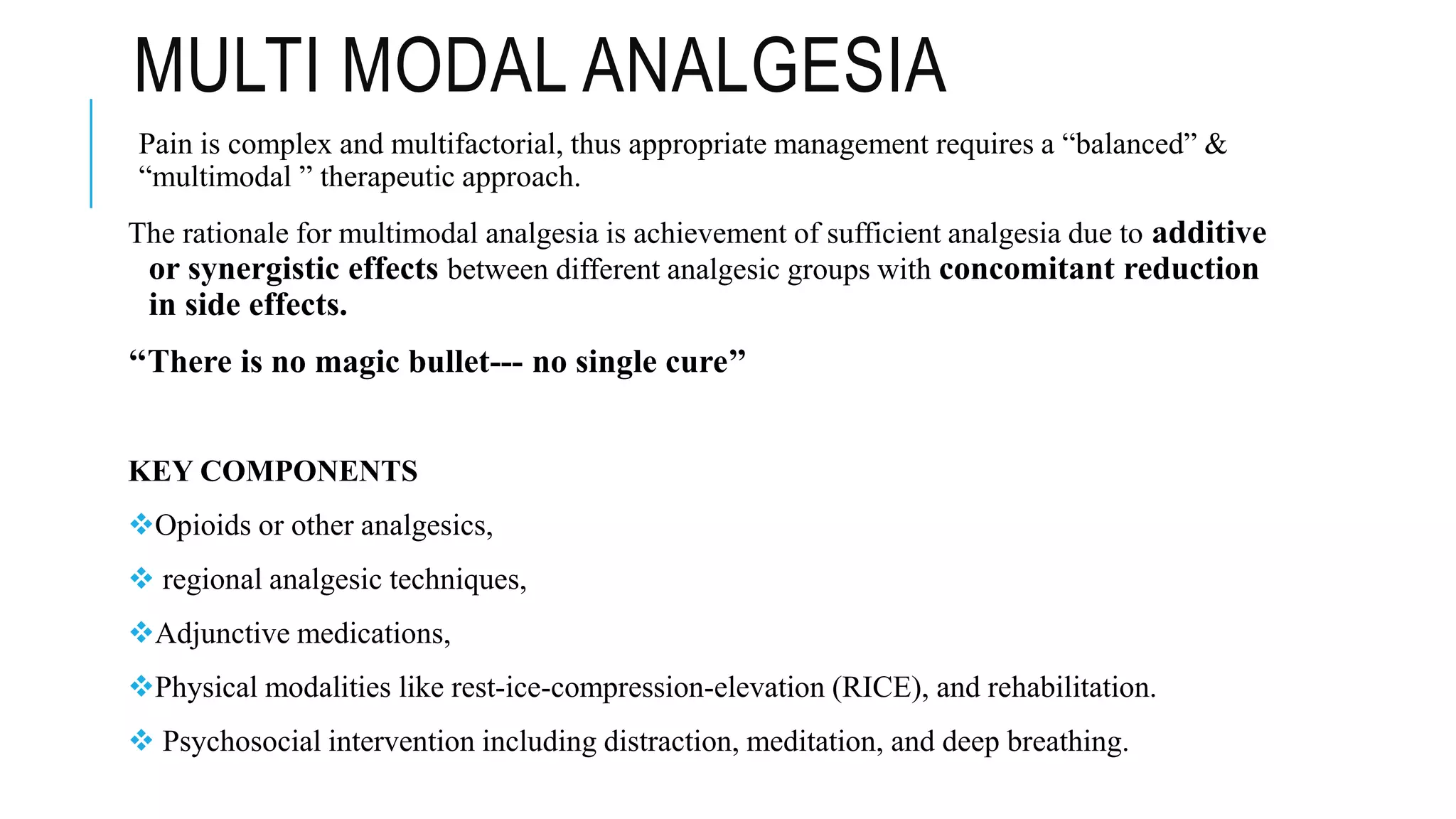 acute surgical pain management | PPTX