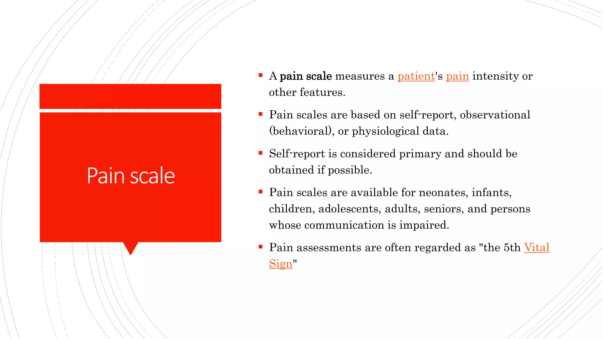 Pain scales | PPTX