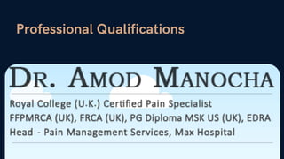 Pain Specialist In Delhi and Gurgaon - Dr. Amod Manocha.pdf