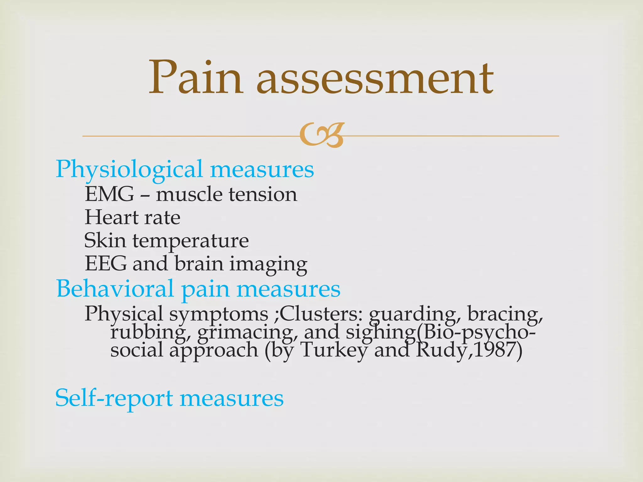 Chronic Pain syndromes | PPTX