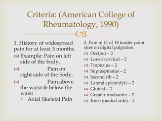 Chronic Pain syndromes | PPTX