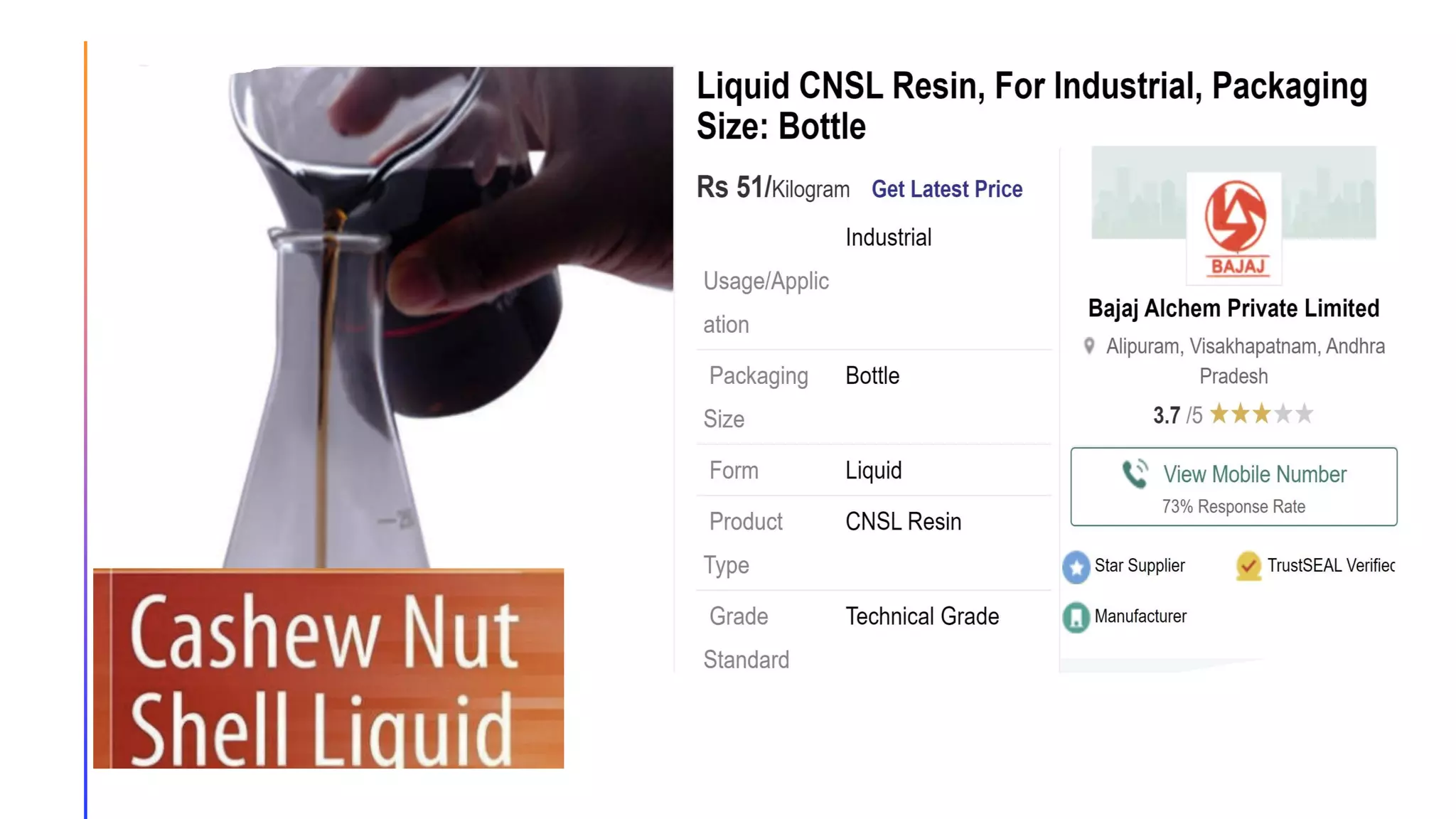 Paint based Cashew Shell Nut Liquid | PDF | Painting | Arts and Crafts