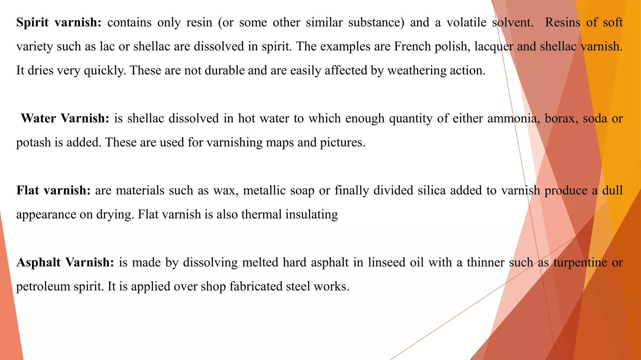 Paint and varnish . presentation | PPTX