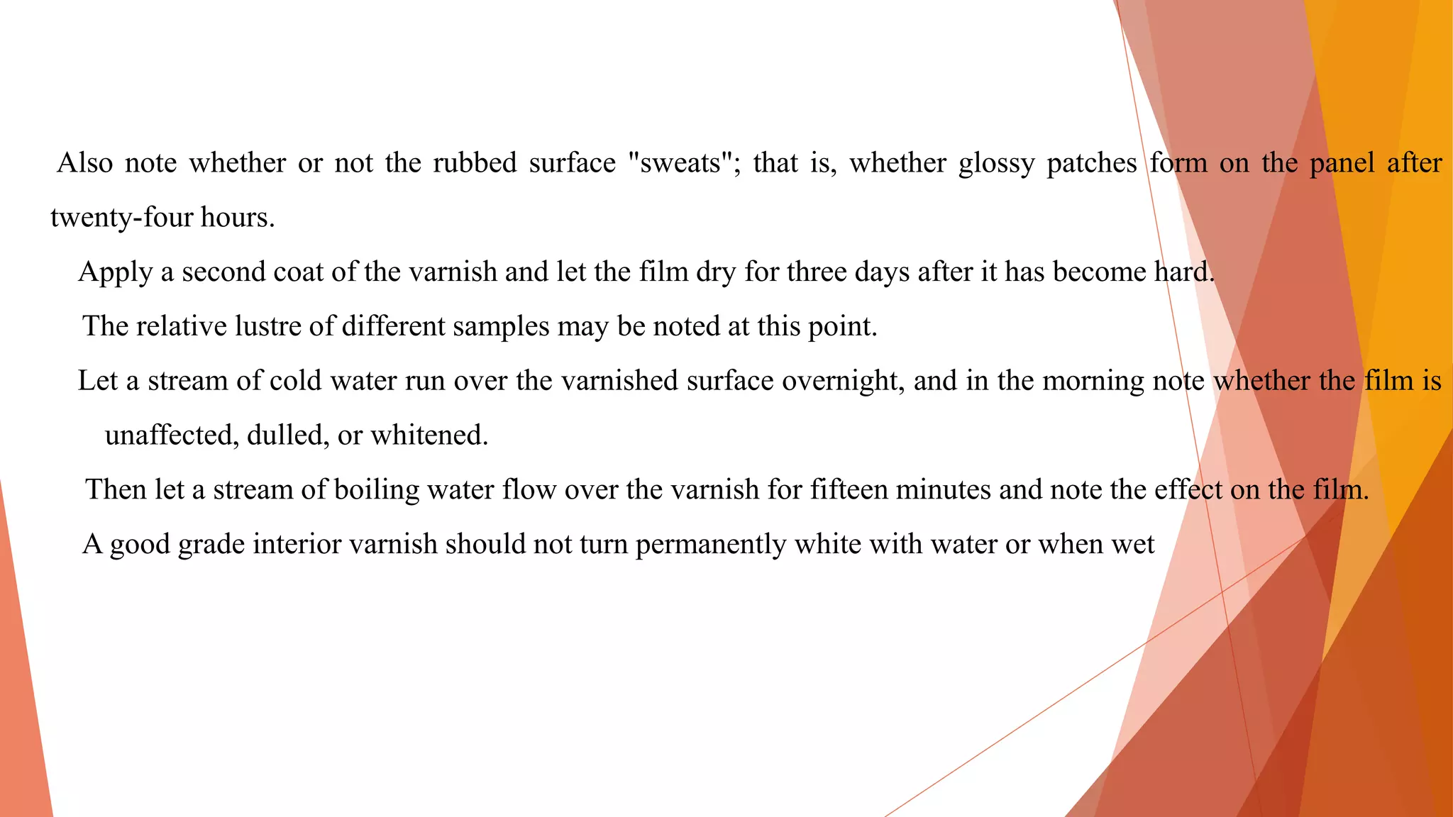 Paint and varnish . presentation | PPTX