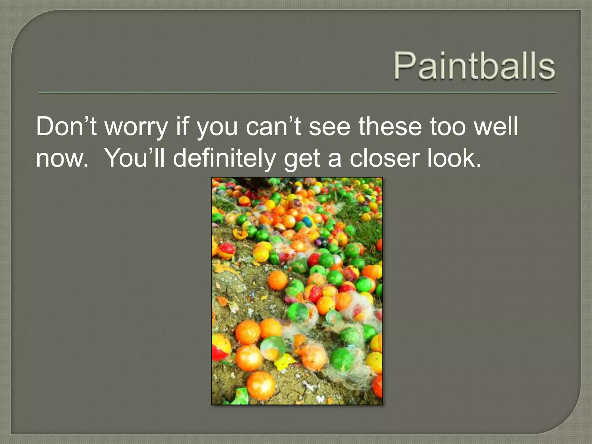 Paintball powerpoint | PPTX