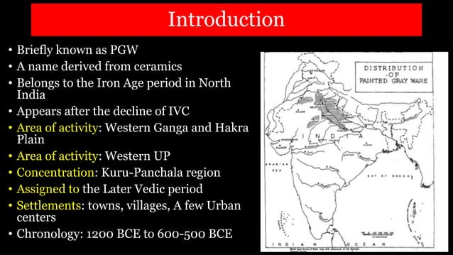 Painted Grey Ware.pptx, PGW Culture of India | PPTX | Beadwork | Arts ...