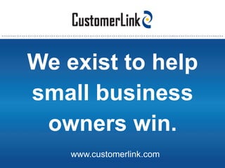 CustomerLink Painted Picture | PPTX | Small and Medium-sized Business ...