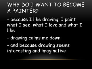 Painter ines bijelić 8.b | PPTX | Drawing and Sketching | Arts and Crafts