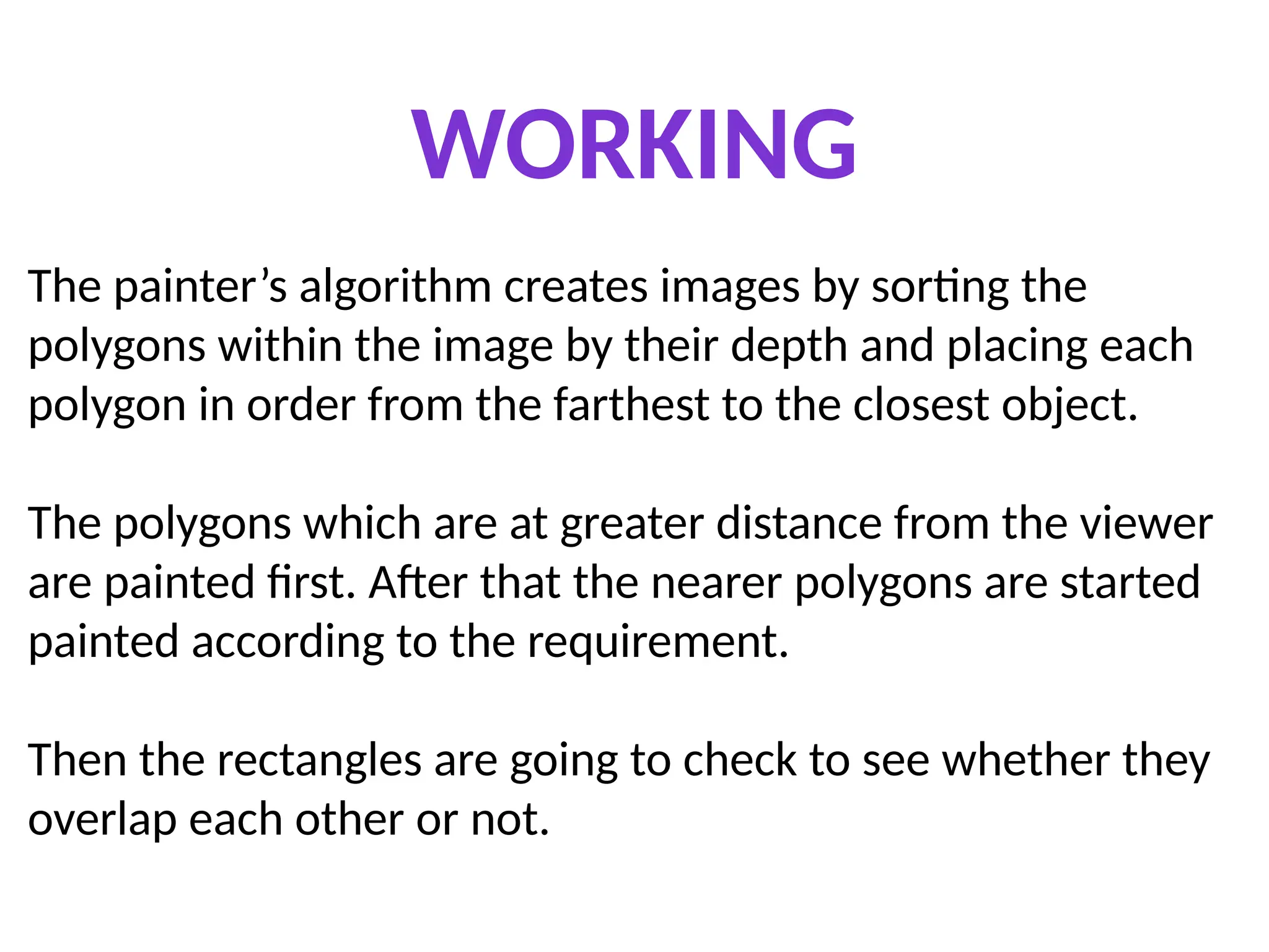 Painter's Algorithm https://www old.pptx | Graphics Software | Computer Software and Applications