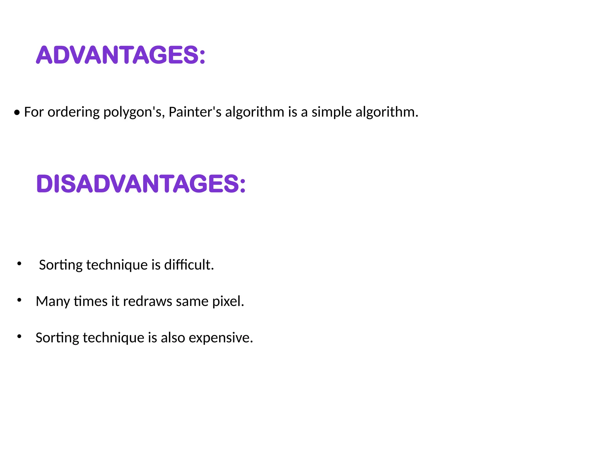 Painter's Algorithm https://www old.pptx