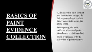PAINT EVIDENCE COLLECTION | PPTX